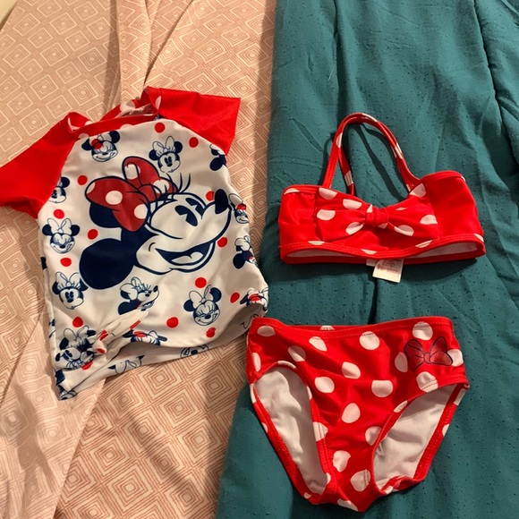 Swim | Minnie Mouse Swimwear Set | Poshmark
